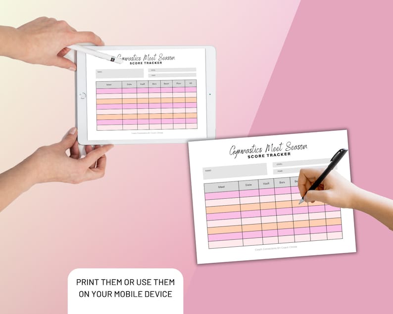 Gymnastics Meet Score Tracker, Meet Score Tracker, Gymnastics Score ...