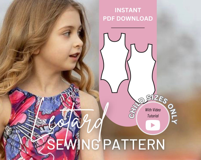 Leotard Sewing Pattern, Tank Leotard Sewing Pattern, Leotard Pattern ...