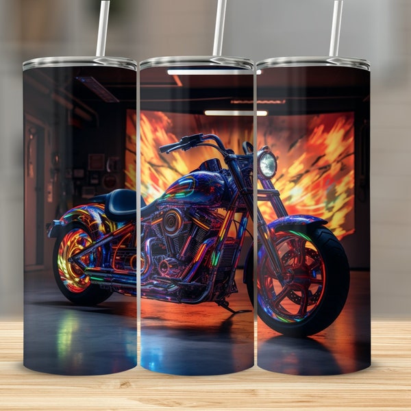 20 Oz Motorcycle Tumbler Wrap - Etsy