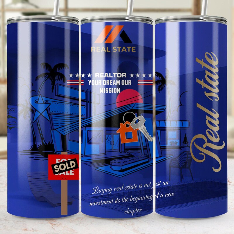 Realtor Tumbler - Etsy