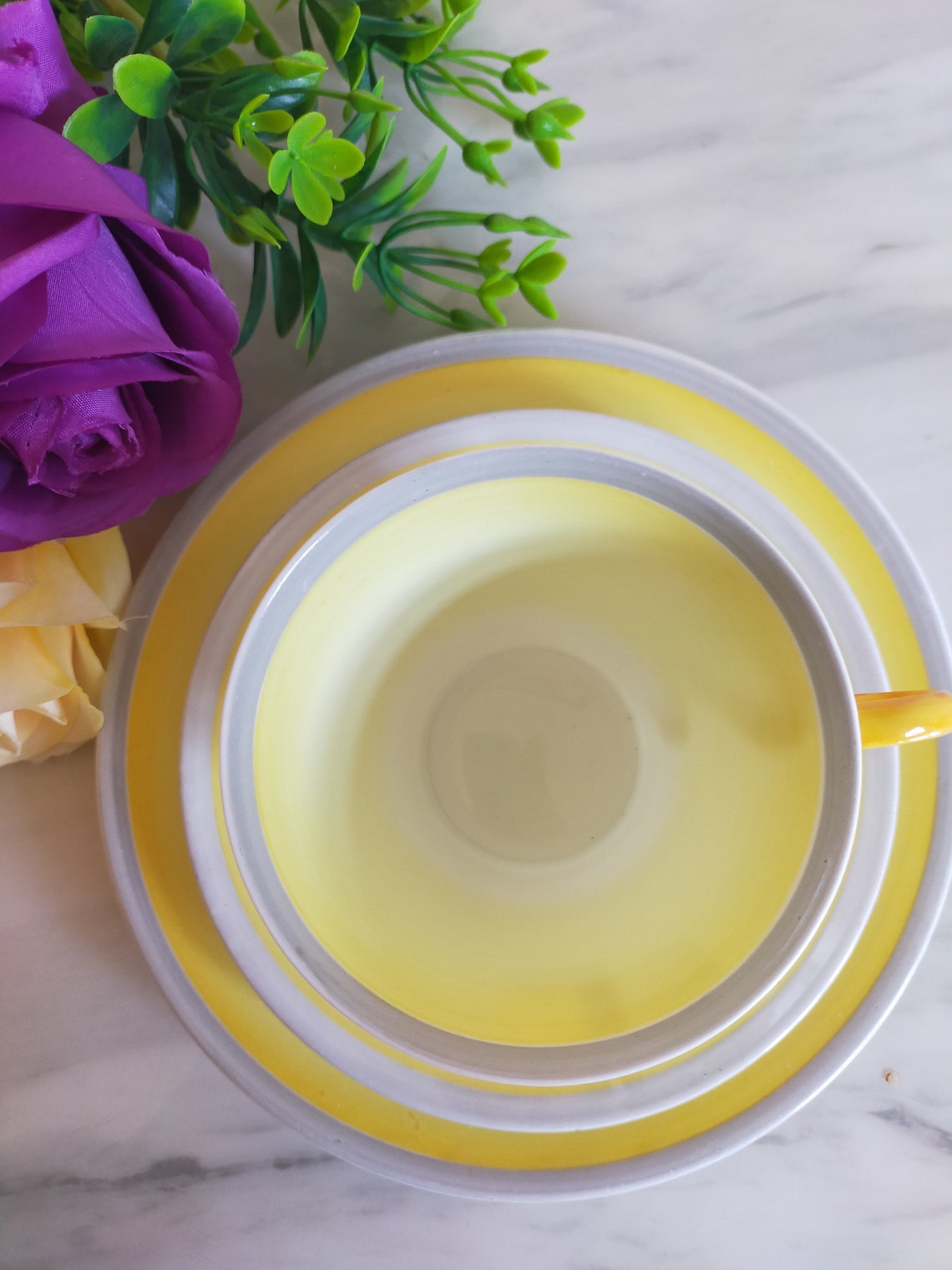 Vintage Shelley Teacup Trio, Stocks and Blocks Pattern, Art Deco - Etsy