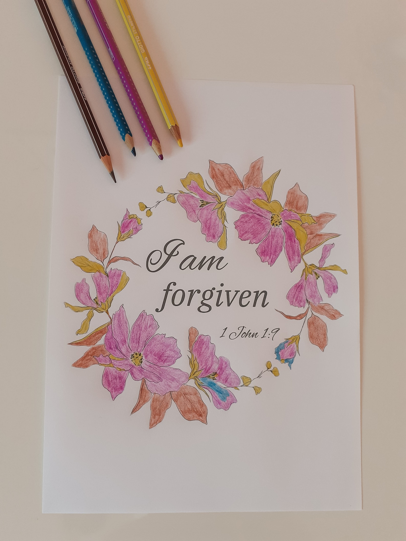 My Identity in Christ Coloring Pages, Sunday School Coloring Sheet ...