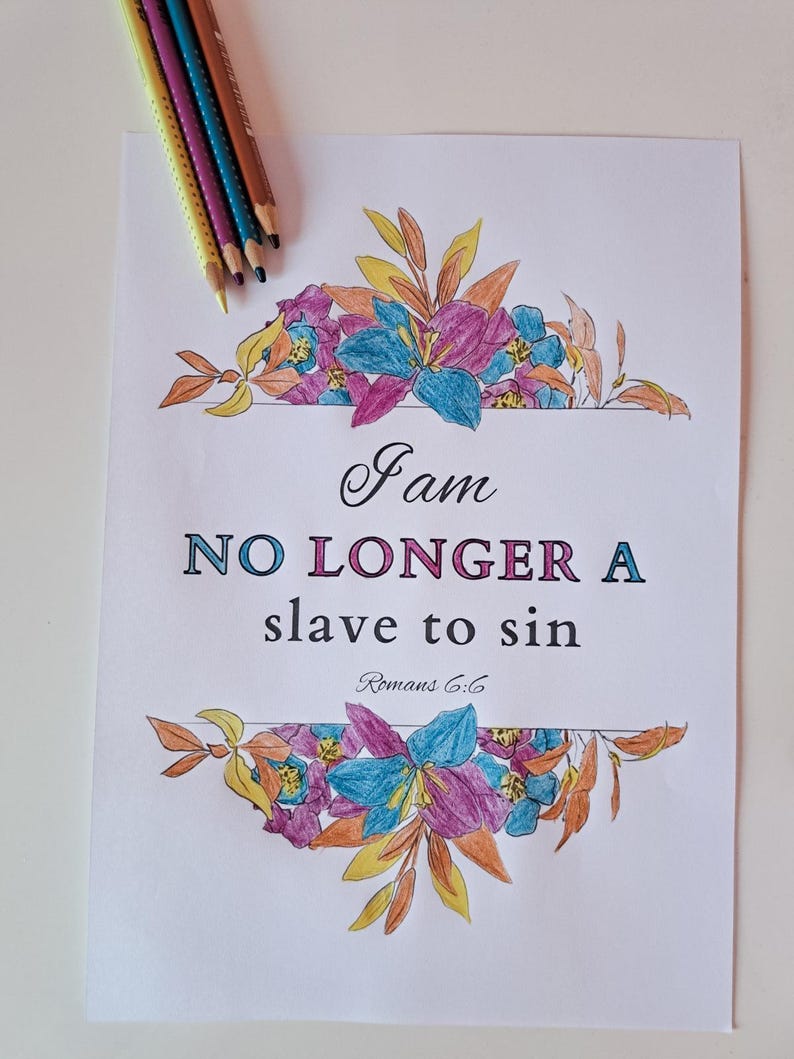 Identity in Christ Coloring Pages, Bible Coloring, Scripture Coloring ...