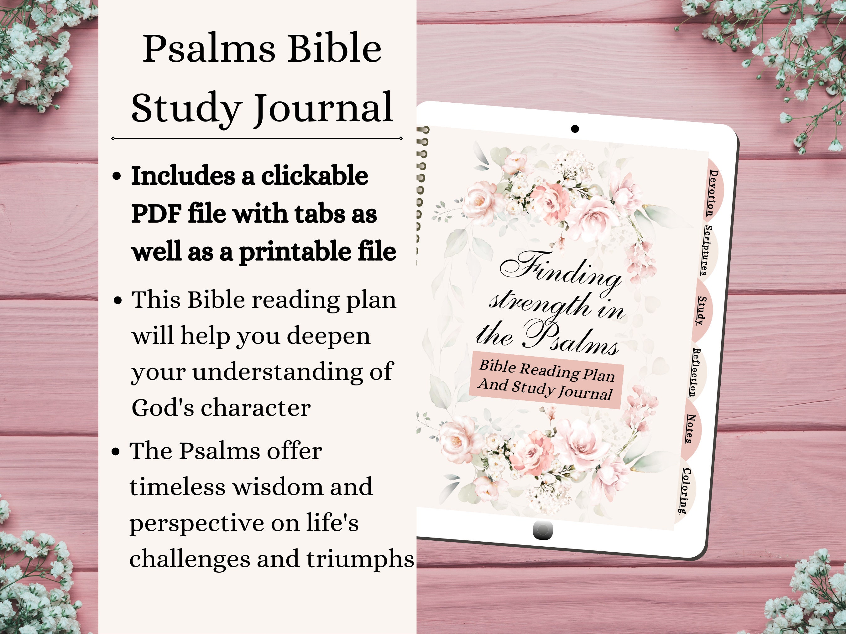 Digital Bible Study, Bible Reading Plan Printable, Bible Study Journal ...