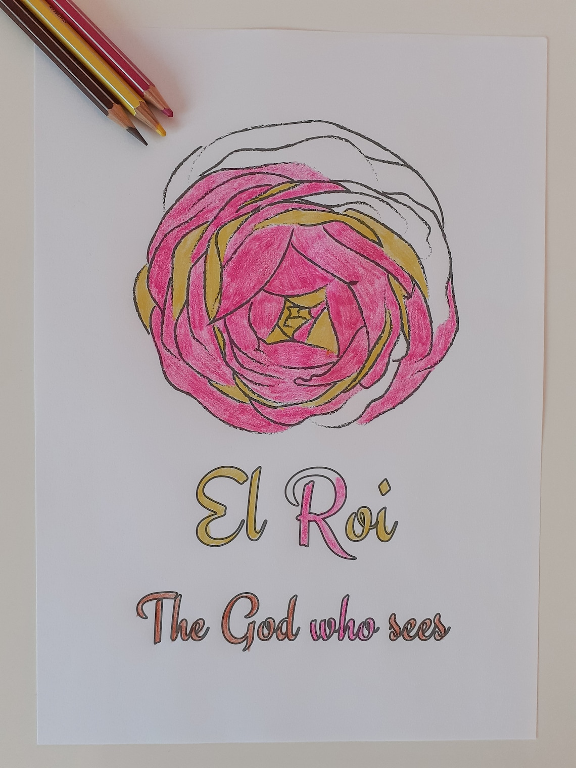 18 Names of God Printable, Bible Verse Coloring Book, Sunday School ...