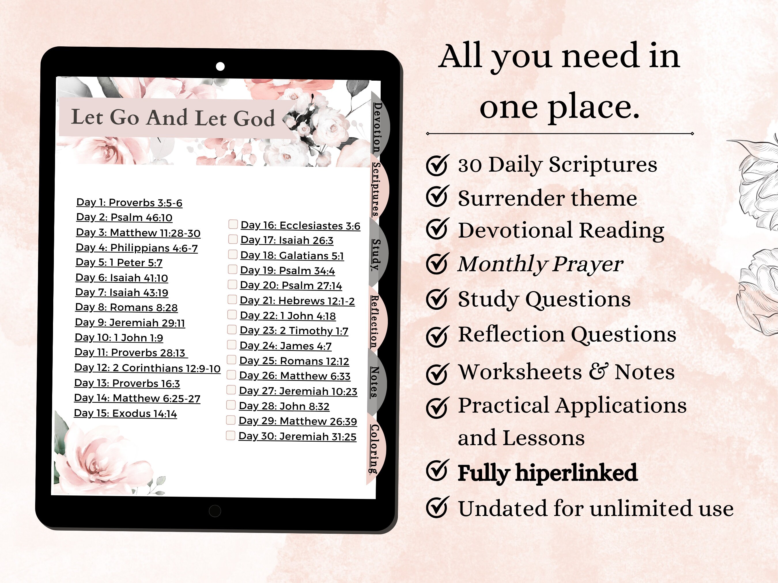 Digital Bible Study, Digital Bible Journal, Bible Study for Women ...