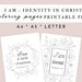 My Identity in Christ Coloring Pages, Sunday School Coloring Sheet ...