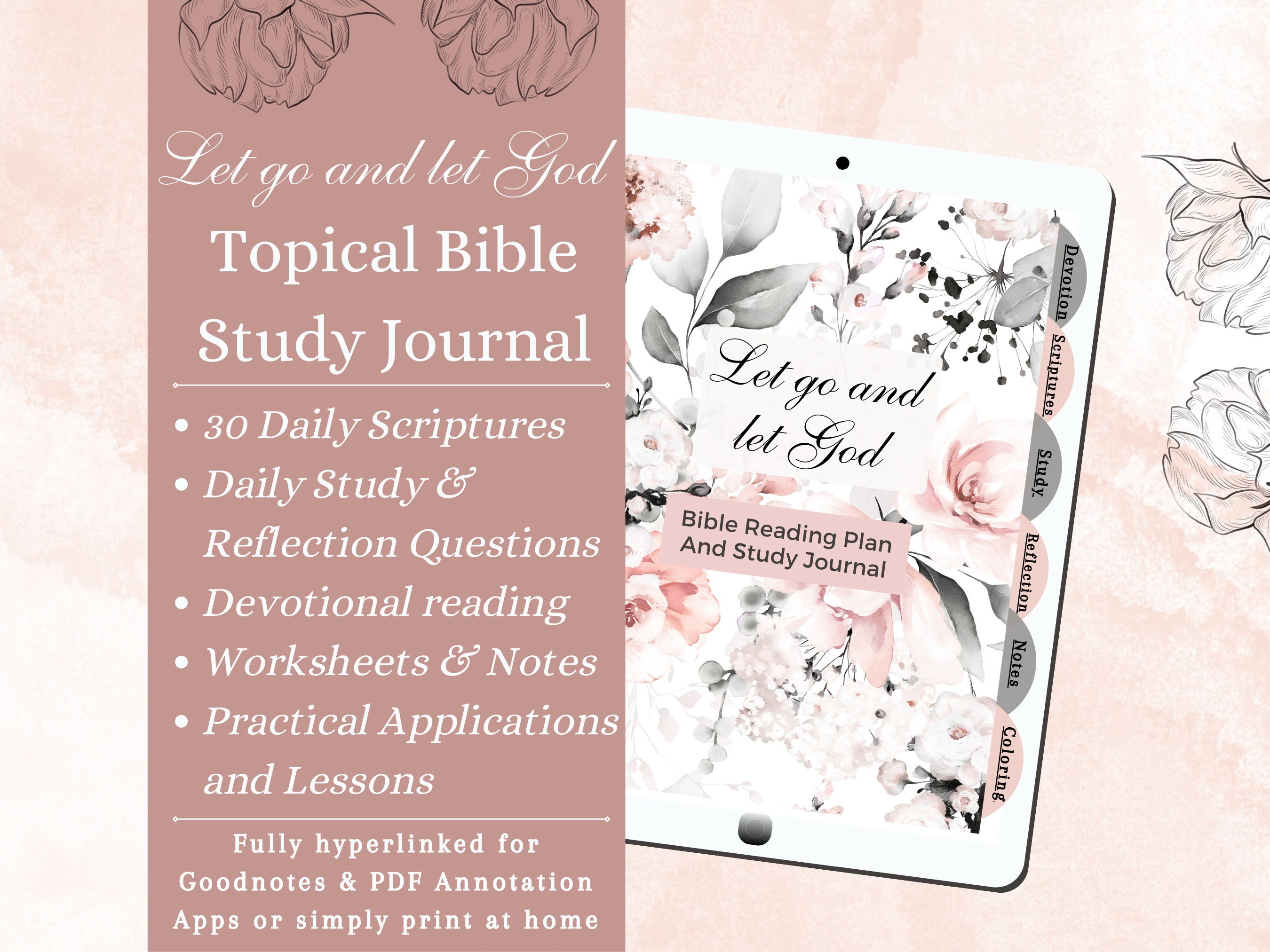 Digital Bible Study, Digital Bible Journal, Bible Reading Plan ...