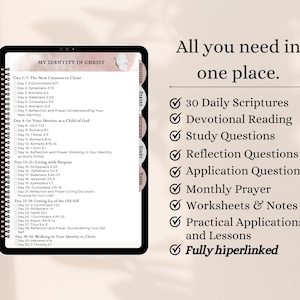 Identity in Christ Bible Study, Printable Bible Study, Who Am I in ...