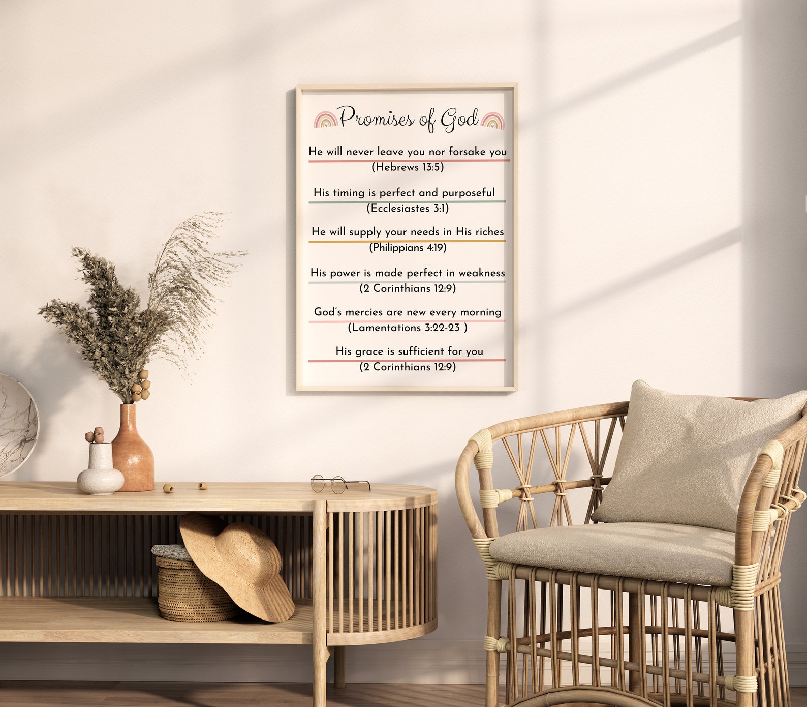 Rainbow Promises of God Printable, Colorful Promises of God for Kids ...