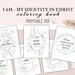 My Identity in Christ Coloring Pages, Sunday School Coloring Sheet ...