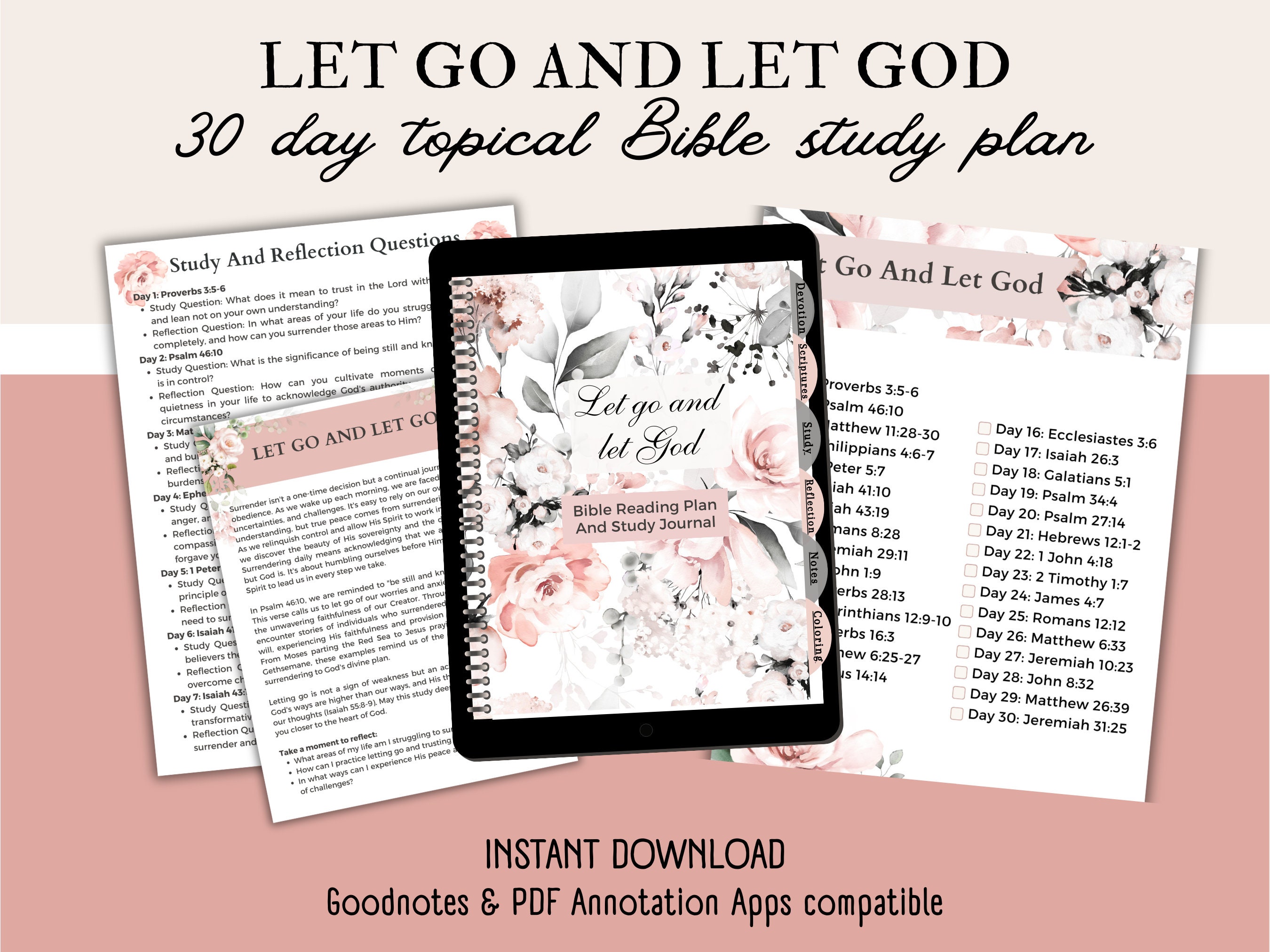 Digital Bible Study, Digital Bible Journal, Bible Study for Women ...