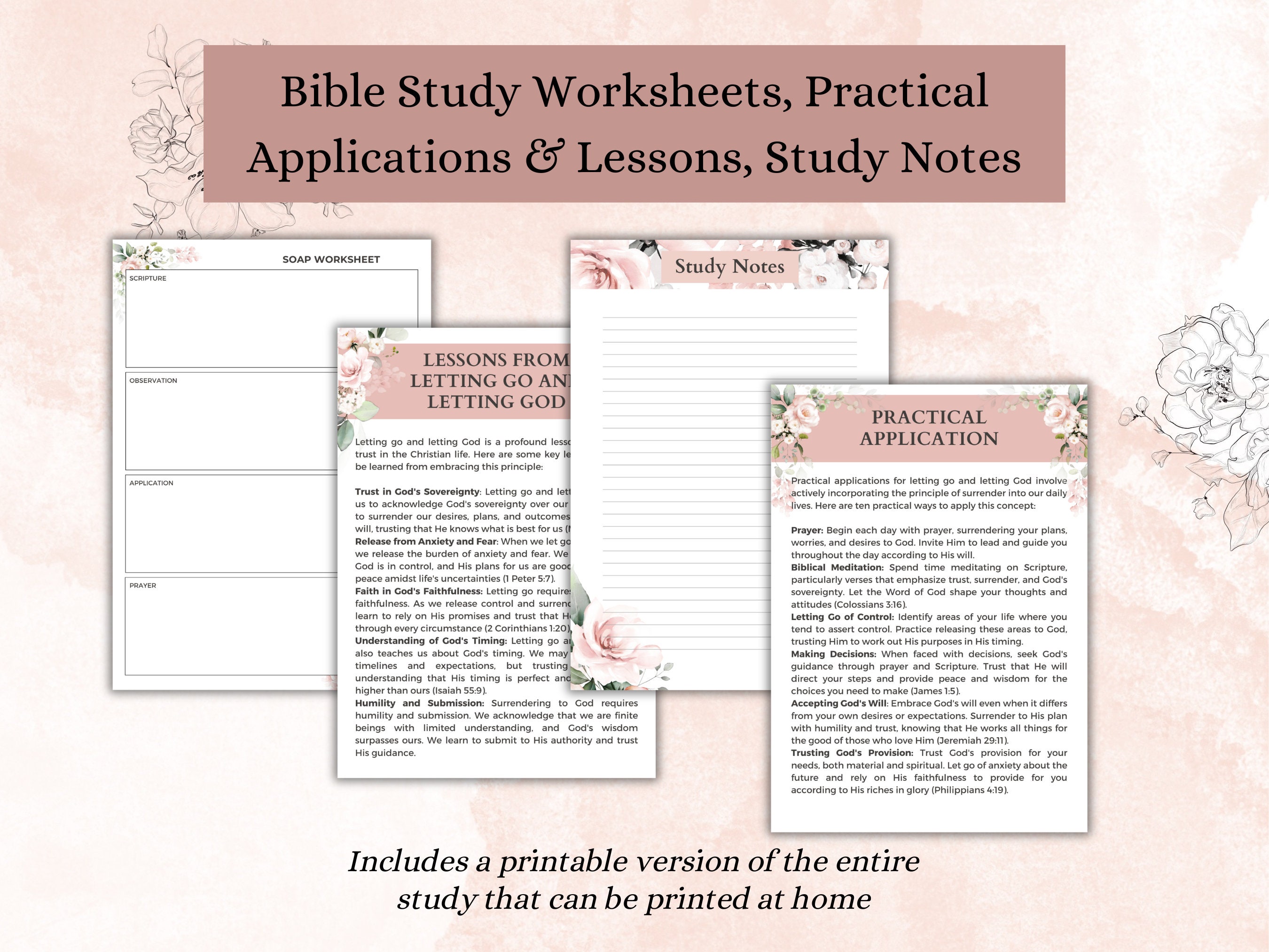 Digital Bible Study, Digital Bible Journal, Bible Study for Women ...