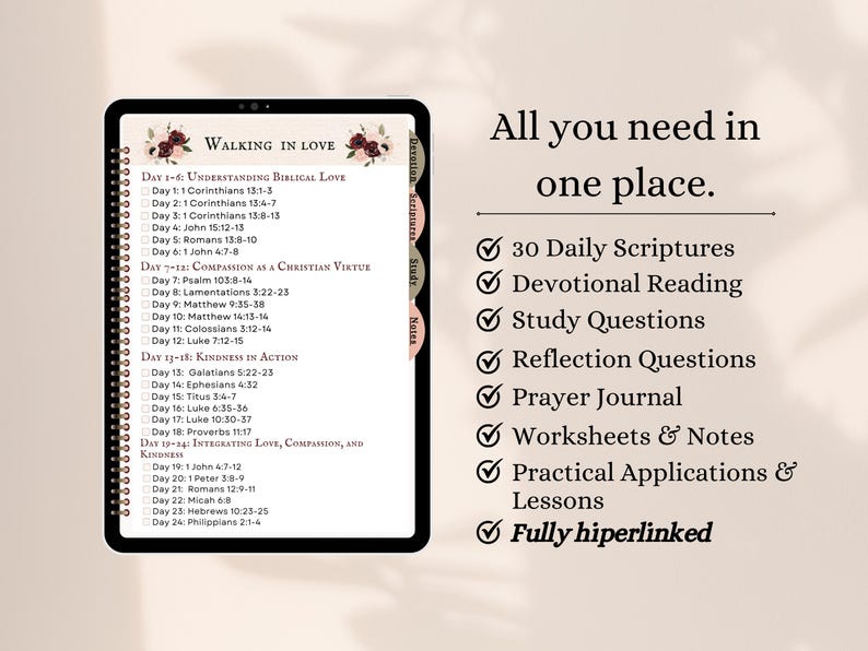 Bible Study on Love, Bible Reading Plan Printable, Bible Study Question ...