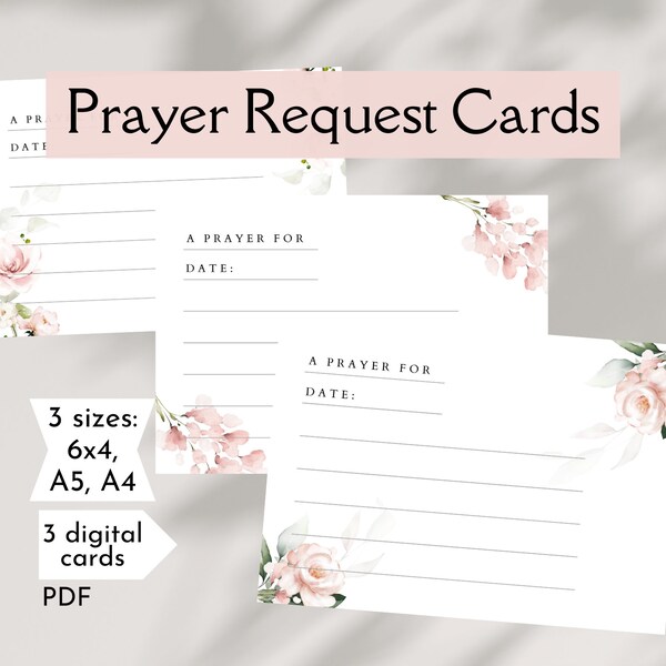 Prayer Cards - Etsy