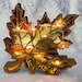 Exquisite 3D Carved Maple Leaf Lamp, Wooden Nature's Beauty, Luminary ...