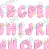 Bubble Pink Letters - A-Z - SVG - Etsy