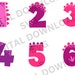 DINO NUMBERS - 1-10 - Digital Download - SVG - Etsy