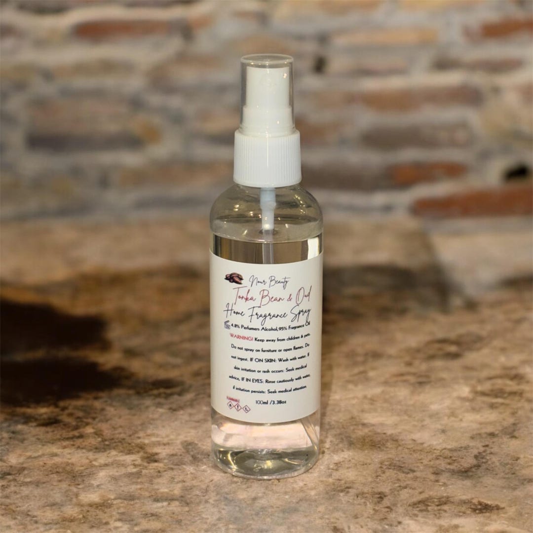 Tonka and Oud Home Fragrance Spray (100ml in a Bottle) - Etsy