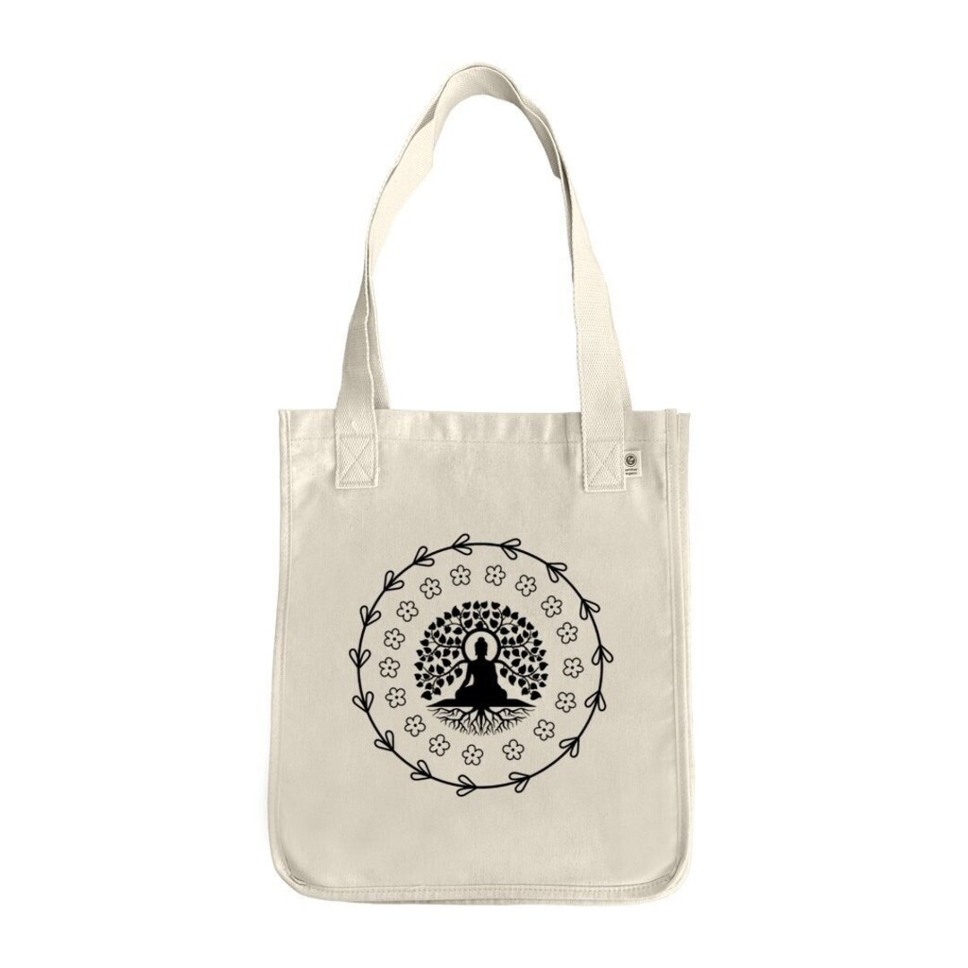 Tree of Life Organic Cotton Canvas Market Tote - Etsy