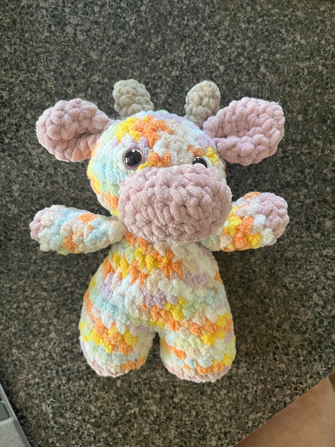 Crocheted Cow Stuffed Animal - Etsy