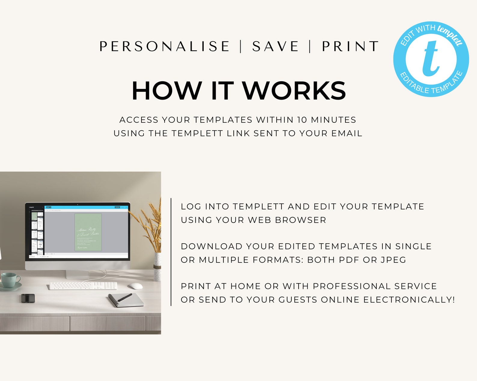 Modern Post Box Sign Template, Minimalist Wedding Printable Card , Mr ...