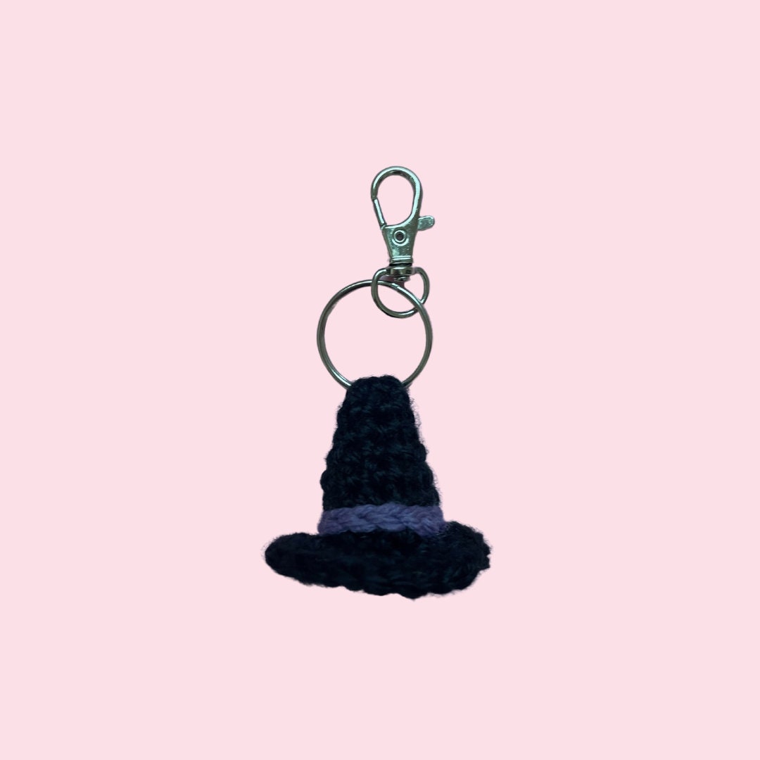 Witch Hat Keychain - Etsy