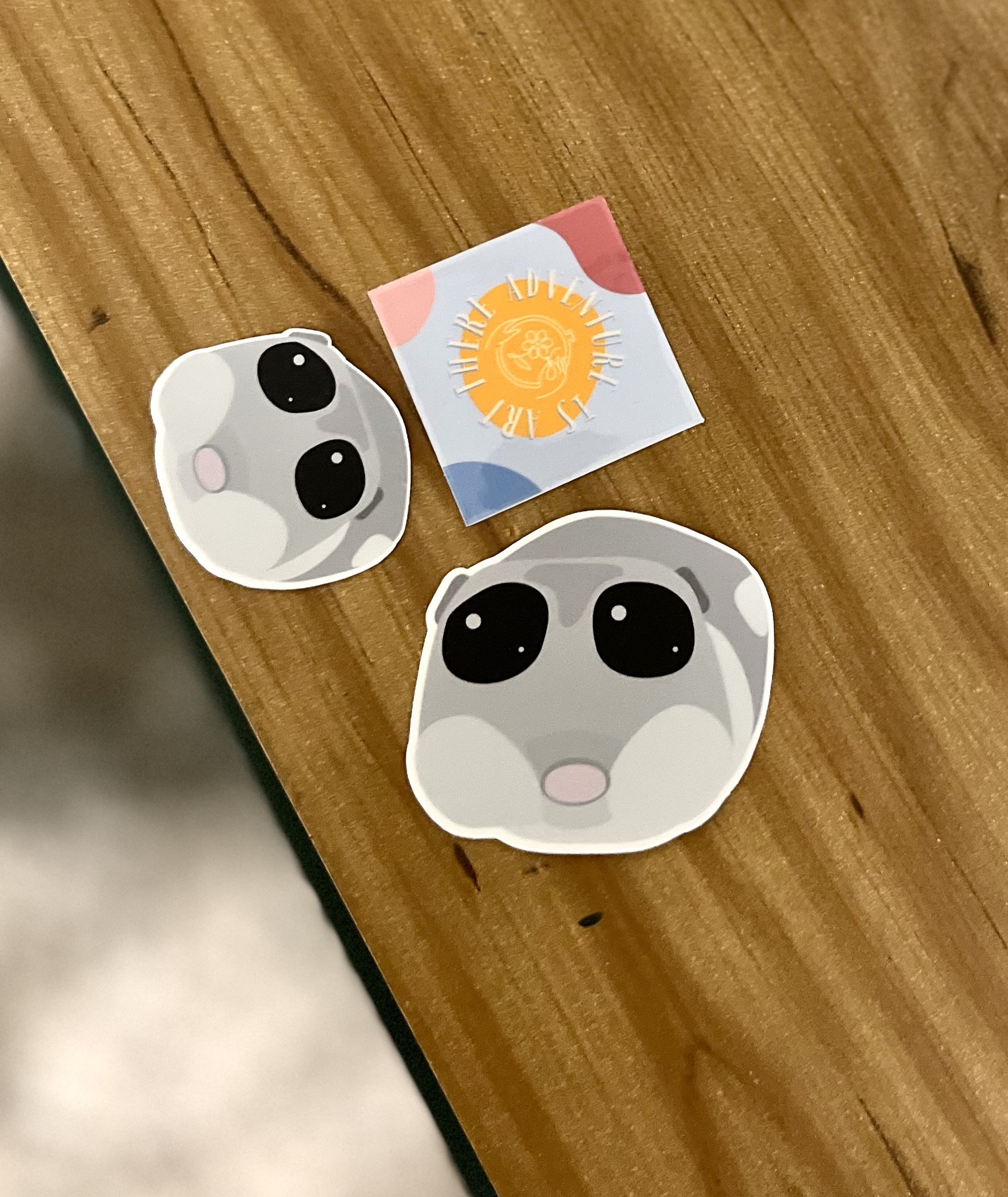 Sad Hamster Meme & Accessories Water Resistant Sticker W/ BONUS FREE ...