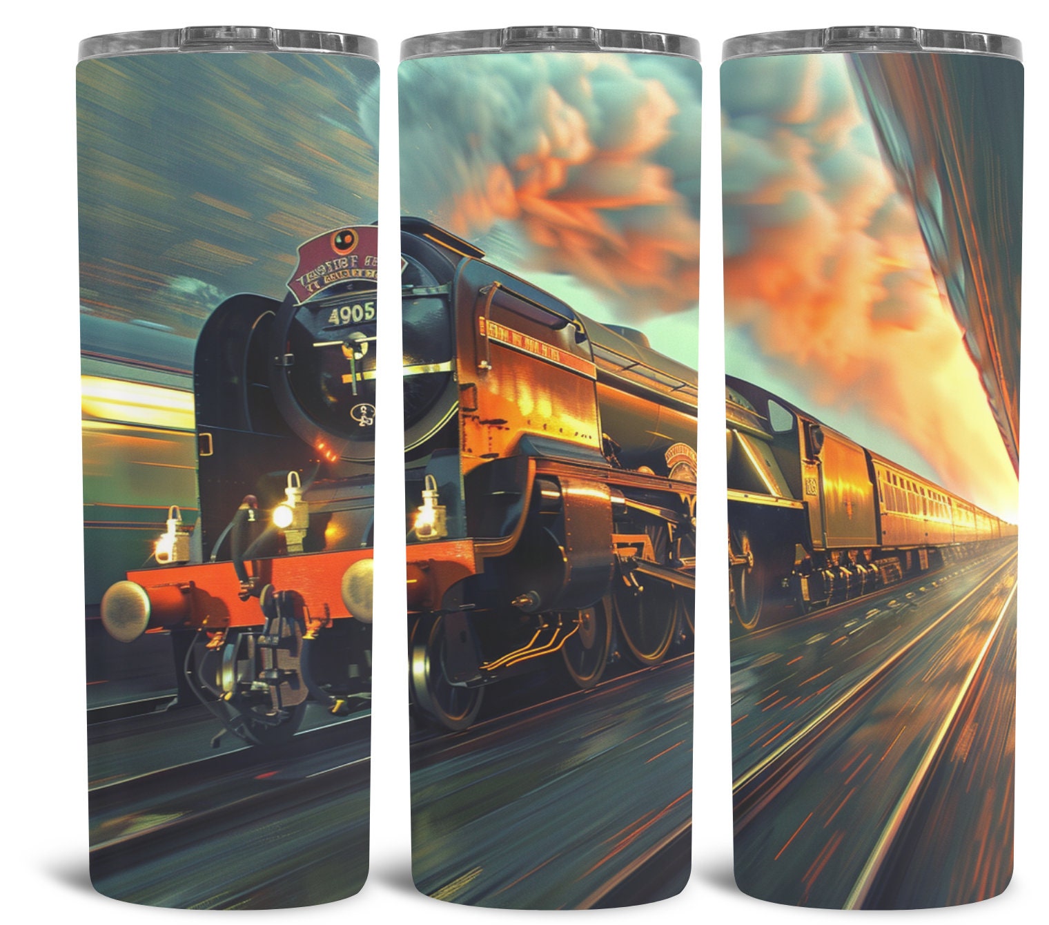 4472 Flying Scotsman Steam Engine Passenger Locomotive 3D Sublimation ...