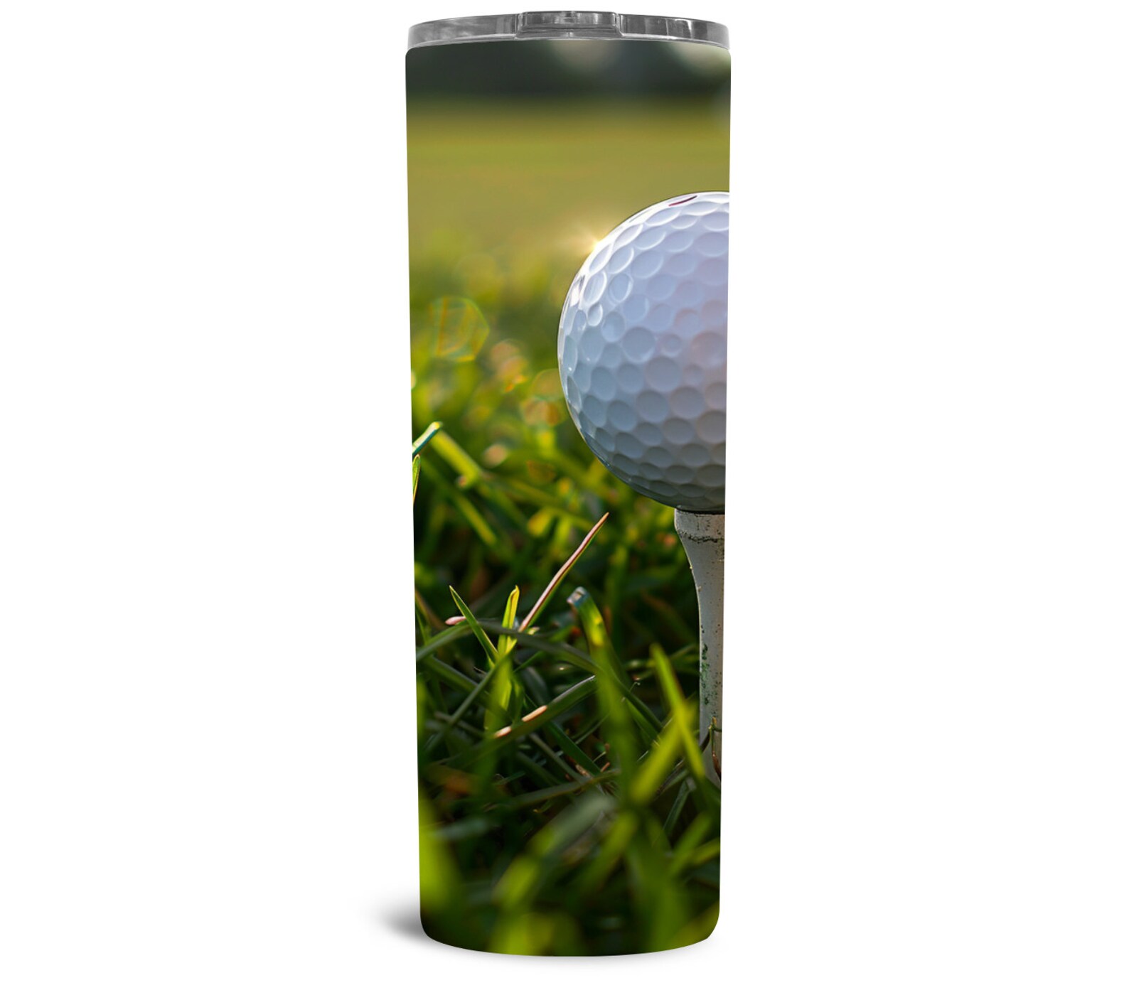 Golf Course Tee off Close up 3D Sublimation 20 Oz Skinny Straight ...