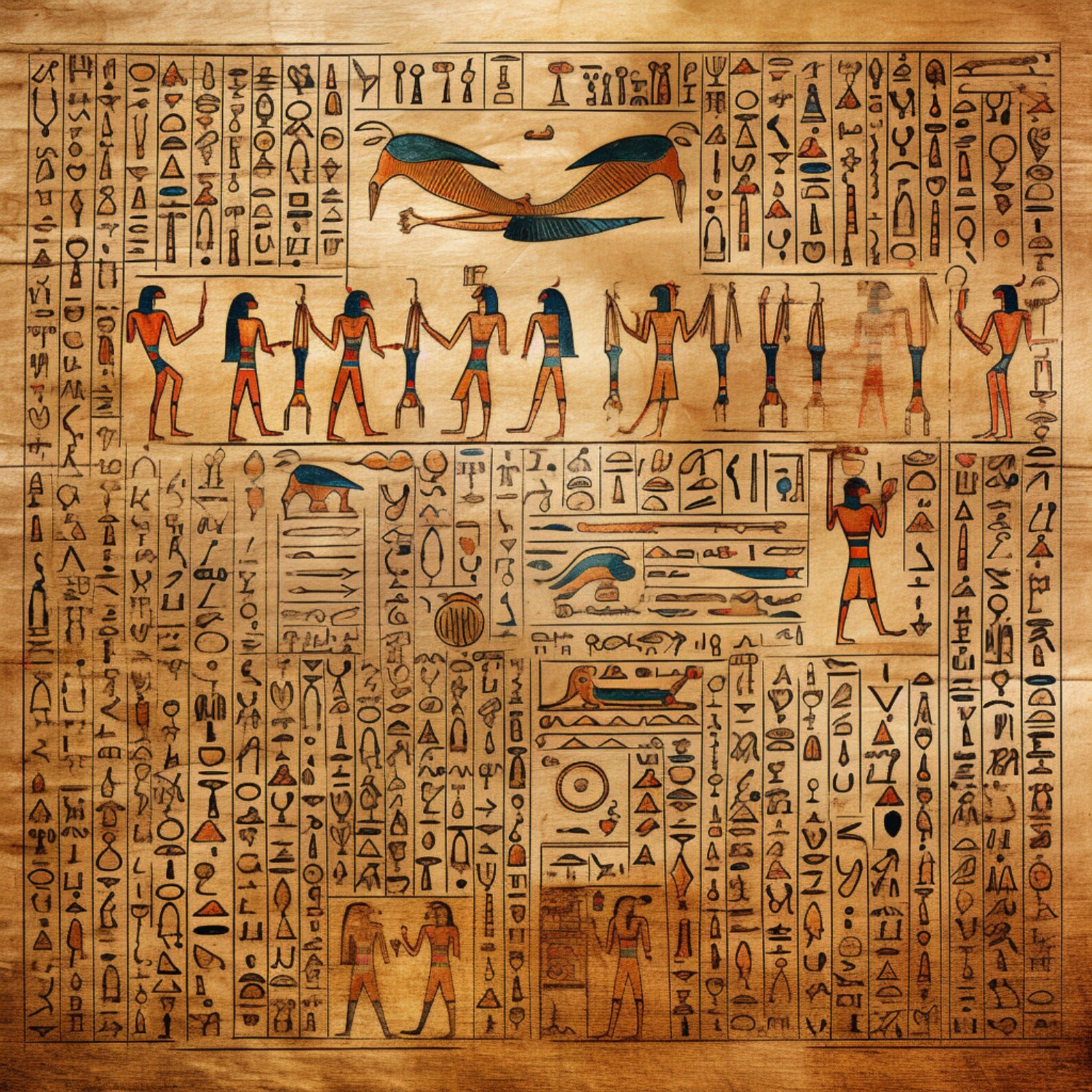 Hieroglyphic Writing Pattern - 3D Sublimation 20 Oz Skinny Straight ...