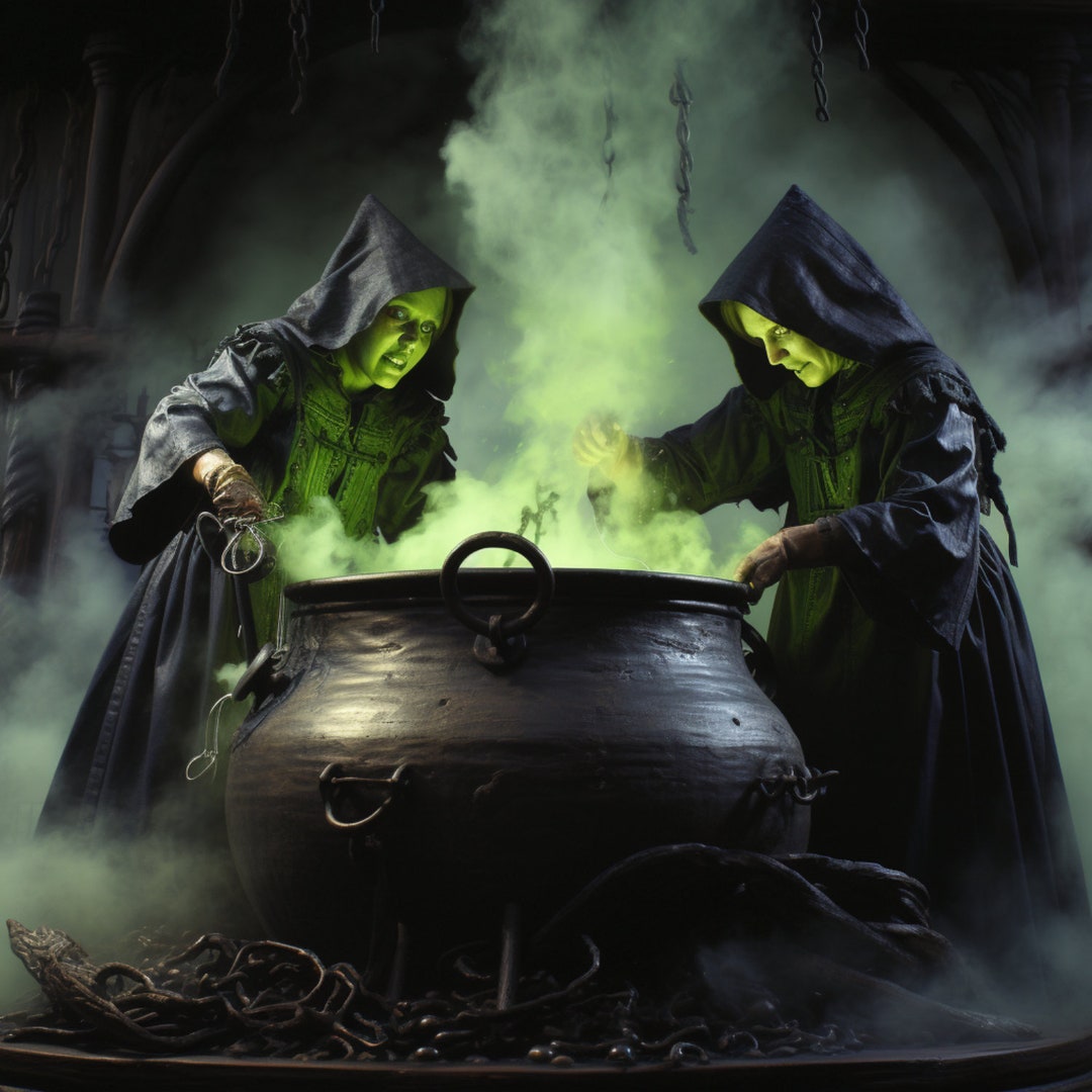 Frightening Witches Tend to the Cauldron - 3D Sublimation 20 Oz Skinny ...