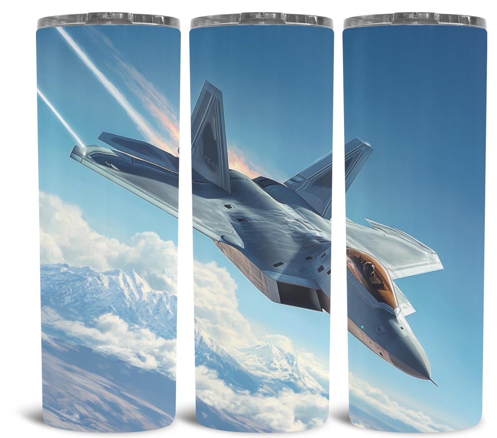 Military F-22 Raptor Fighter Jet Executing Flight Mission 3d ...