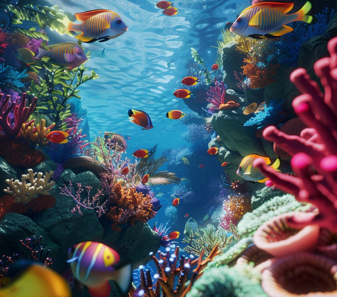 Snorkeling or Diving A Coral Reef 3d Sublimation 20 Oz Skinny Straight ...