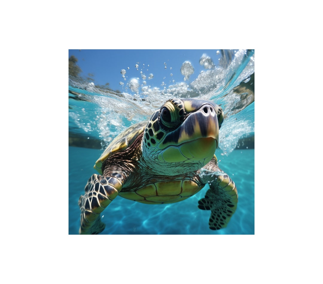 3D Hyper Realistic Sea Turtle Tumbler Wrap Sublimation 20 - Etsy
