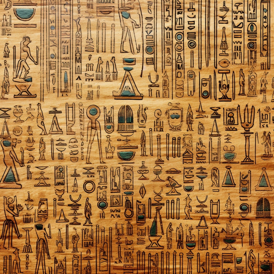 Egyptian Hieroglyphic Script Pattern - 3D Sublimation 20 Oz Skinny ...