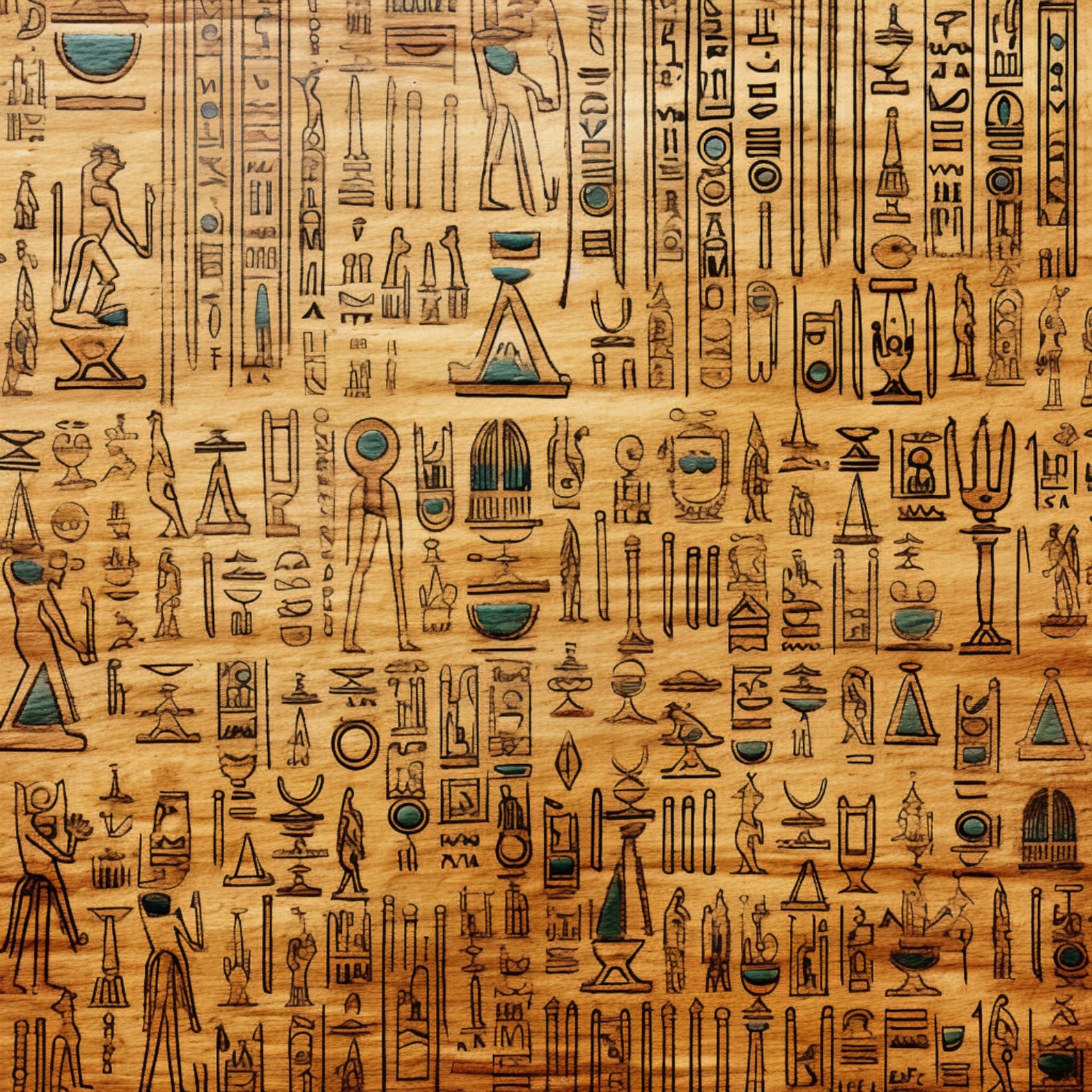 Egyptian Hieroglyphic Script Pattern - 3D Sublimation 20 Oz Skinny ...