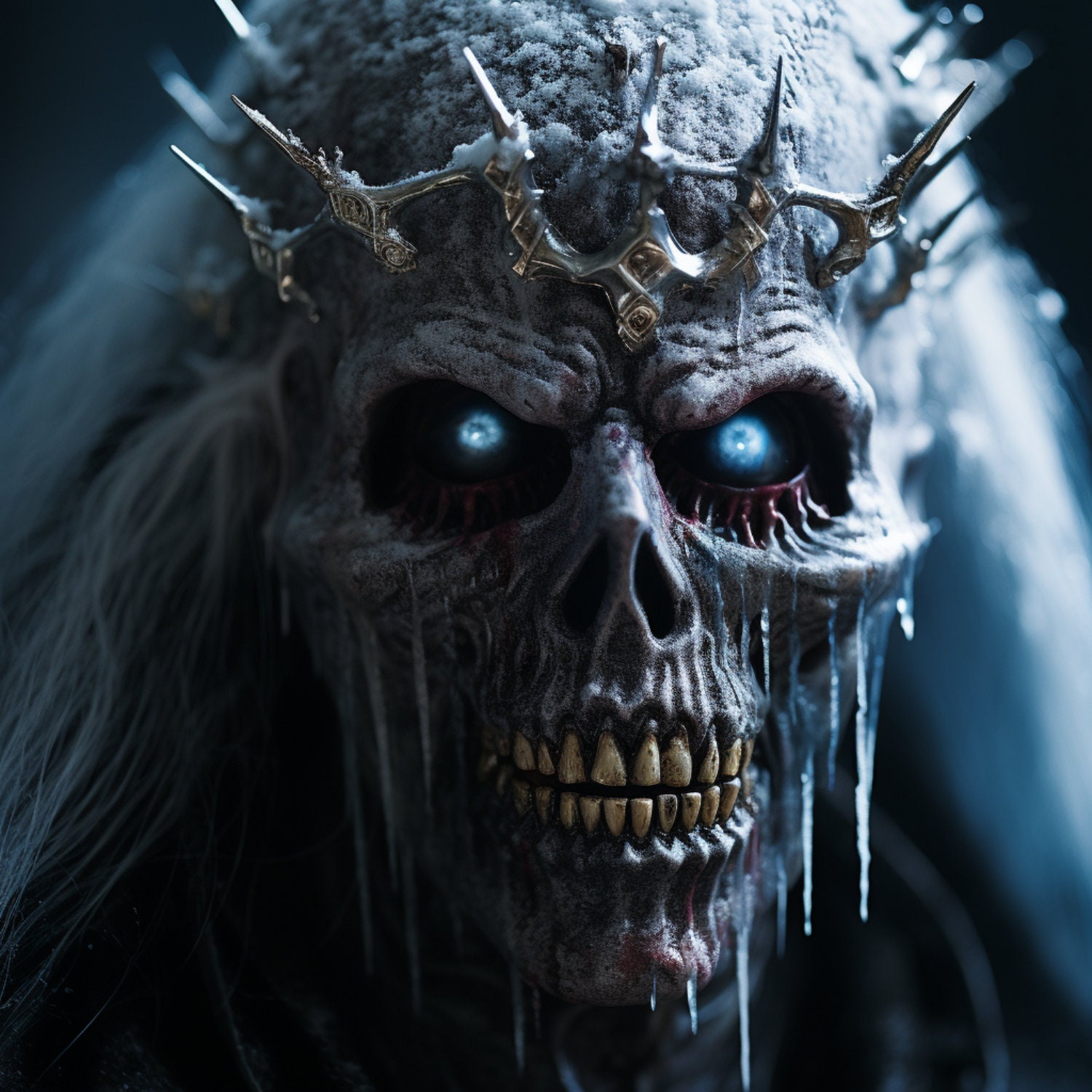 Evil Ice Lich King - 3D Sublimation 20 Oz Skinny Straight Tumbler Wrap ...