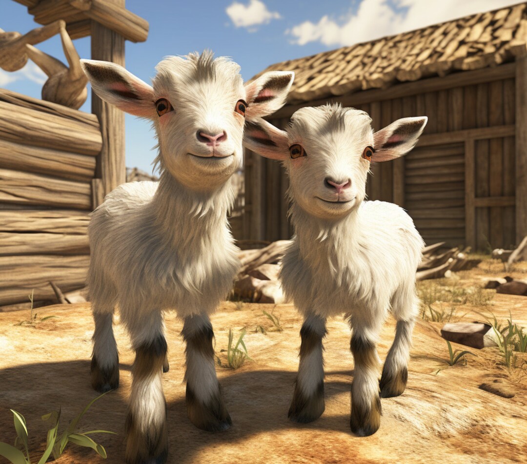 Cute Baby Fainting Goats on the Farm - 3D Sublimation 20 Oz Skinny ...