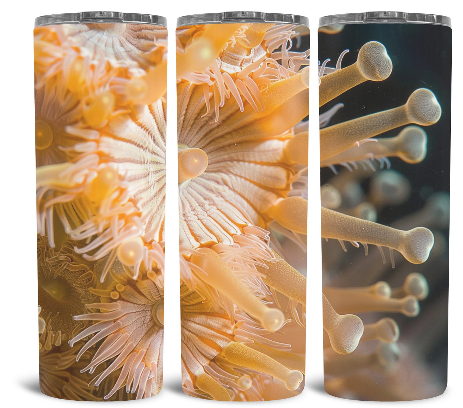 Coral Reef Polyp Close up 3d Sublimation 20 Oz Skinny Straight Tumbler ...