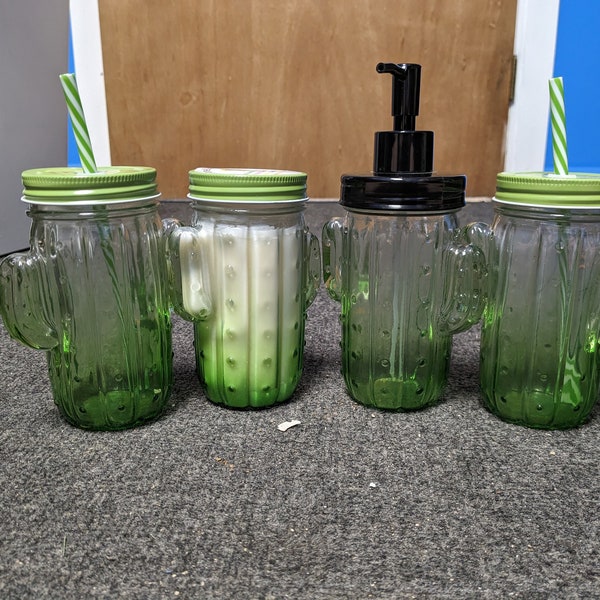 Custom Glass Jar Cup - Make Your Own Glass Jar Cup