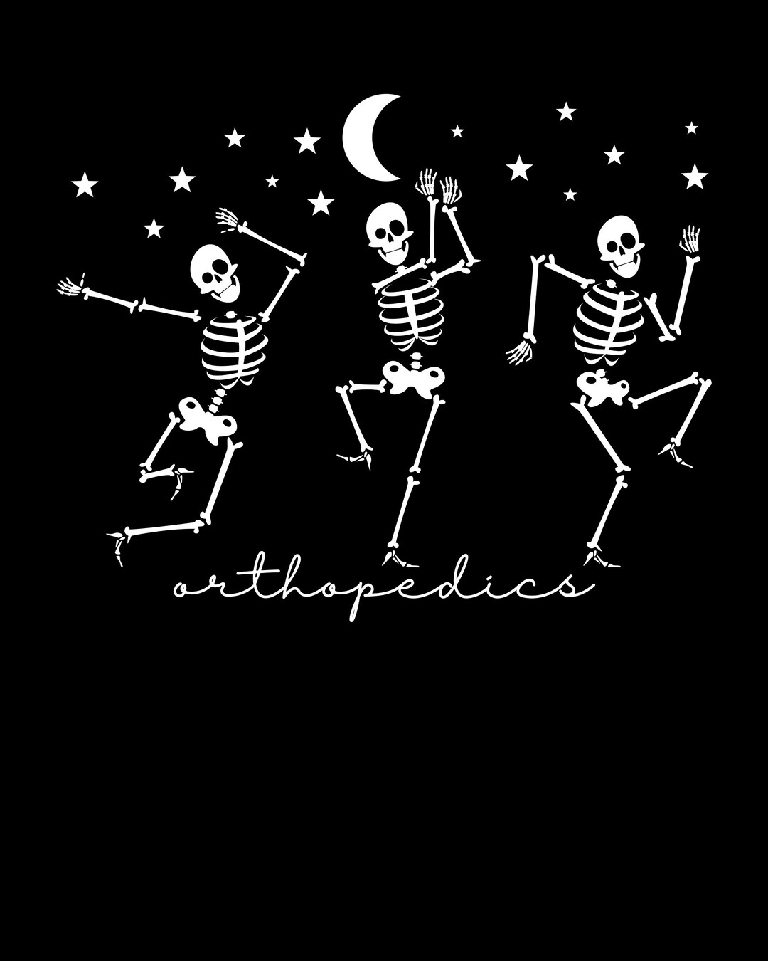 Orthopedic Skeleton PNG Files Transparent Background white & Black - Etsy
