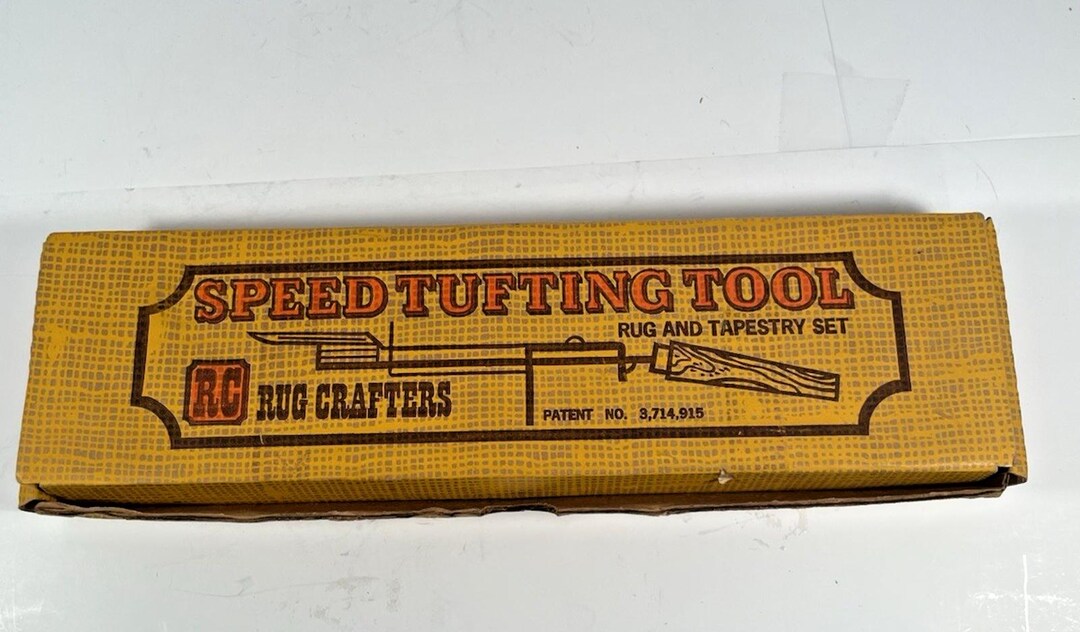 Vintage Rug Crafters Speed Tufting Tool Set – RC Rug & Tapestry Kit ...