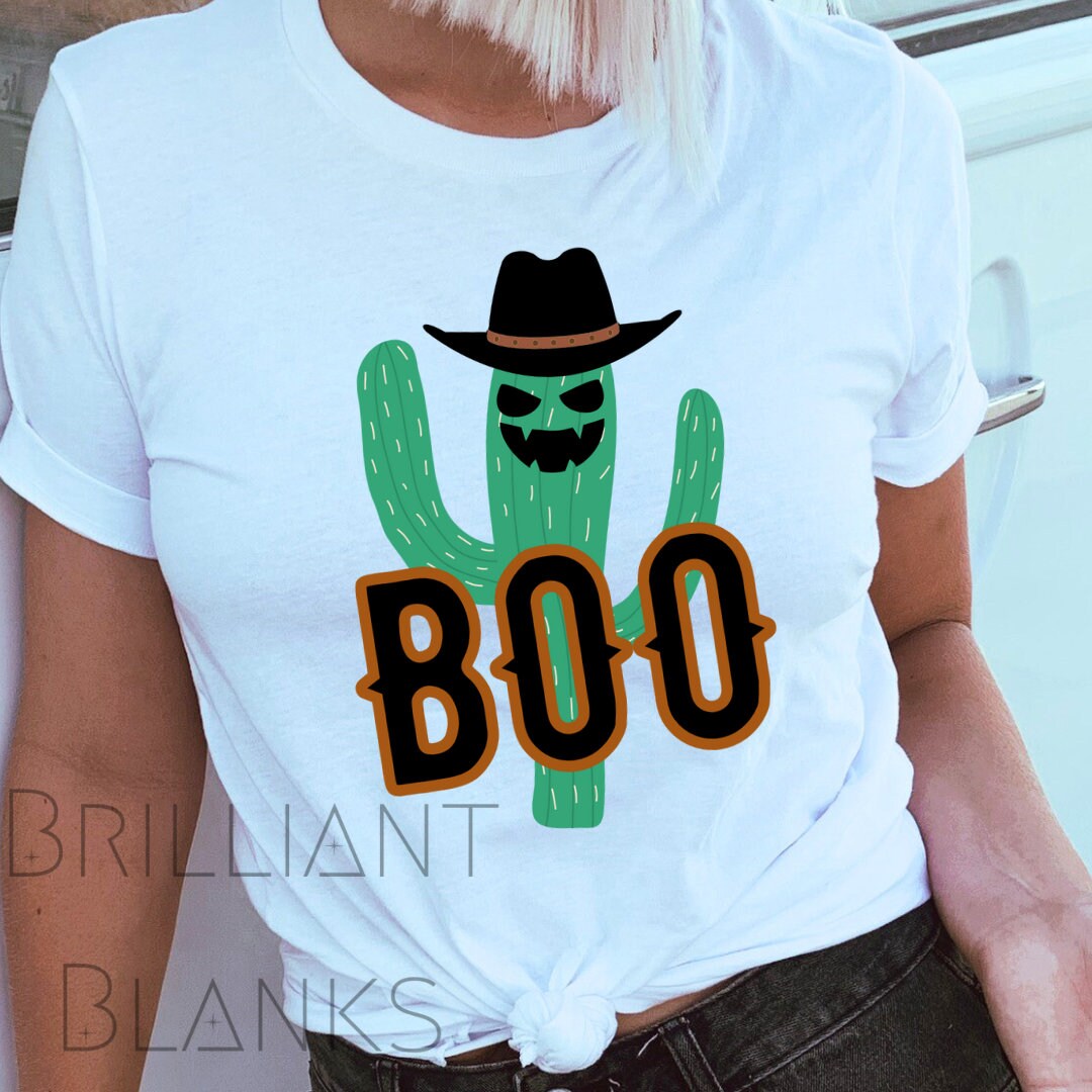 Halloween Cactus Boo Spooky Sublimation PNG DTG Digital Download - Etsy