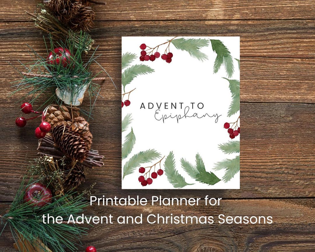 Advent to Epiphany Planner | Printable Planner for the Advent and ...