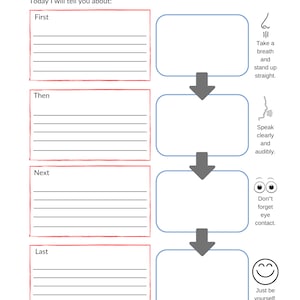 Student Presentation Planner and Organizer, Public Speaking in ...