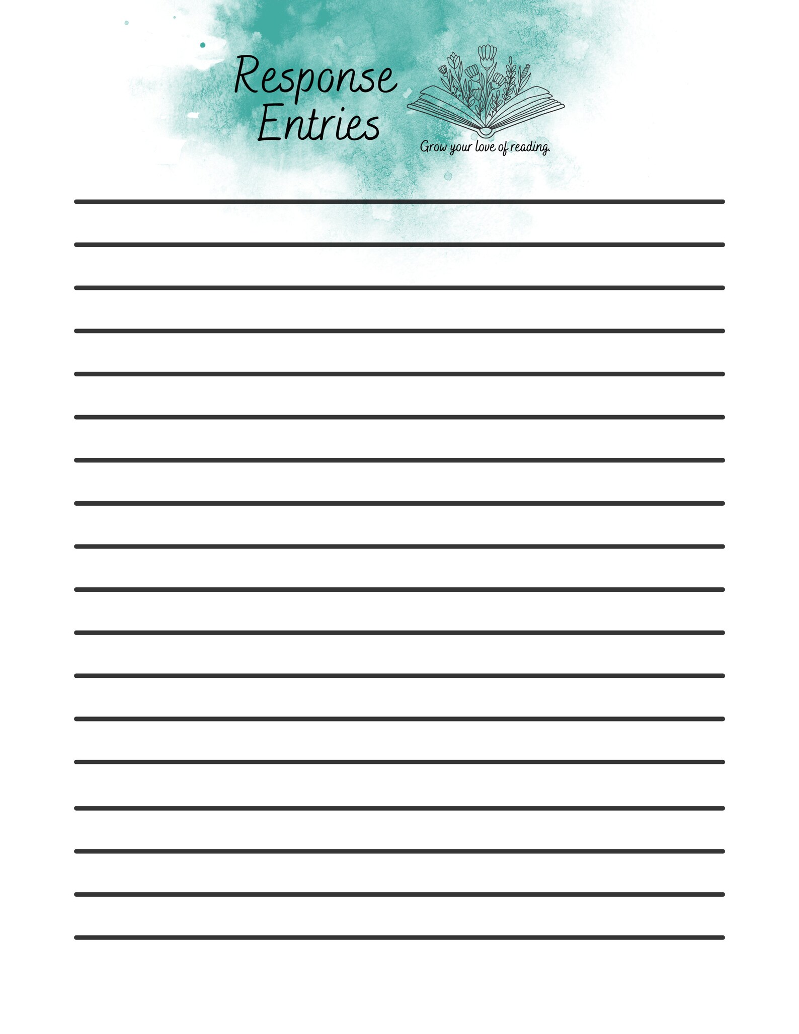 Student Reading Journal - 40 Book Challenge, From the Book Whisperer ...