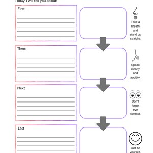 Student Presentation Planner and Organizer, Public Speaking in ...