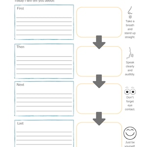 Student Presentation Planner and Organizer, Public Speaking in ...
