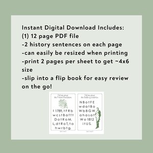 Cycle 2 History Sentence Memory Tool - Classical Conversations - Etsy